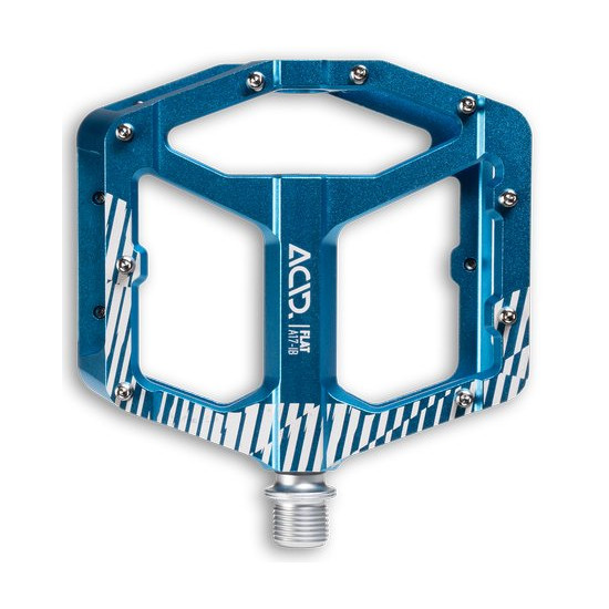 Pedals ACID Flat A17-IB Alu blue - Bikko.bike